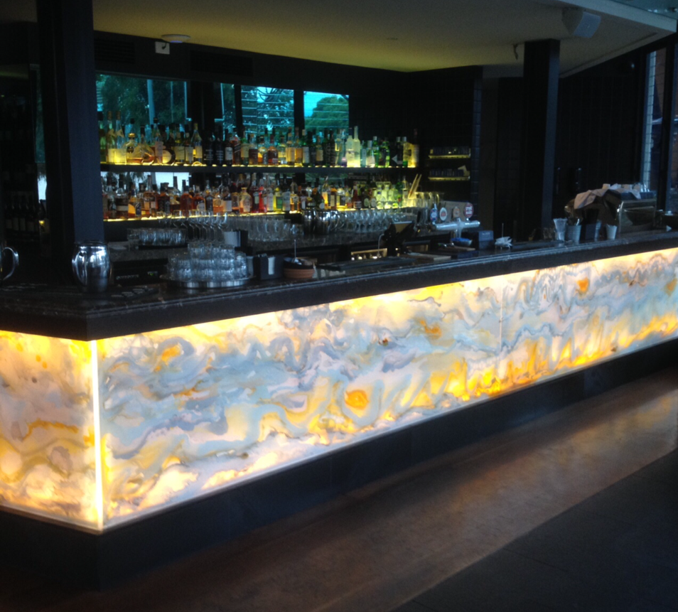 Hand Painted Glass Bar Fronts - Voodoo Glass Gold Coast - Gold Coast ...