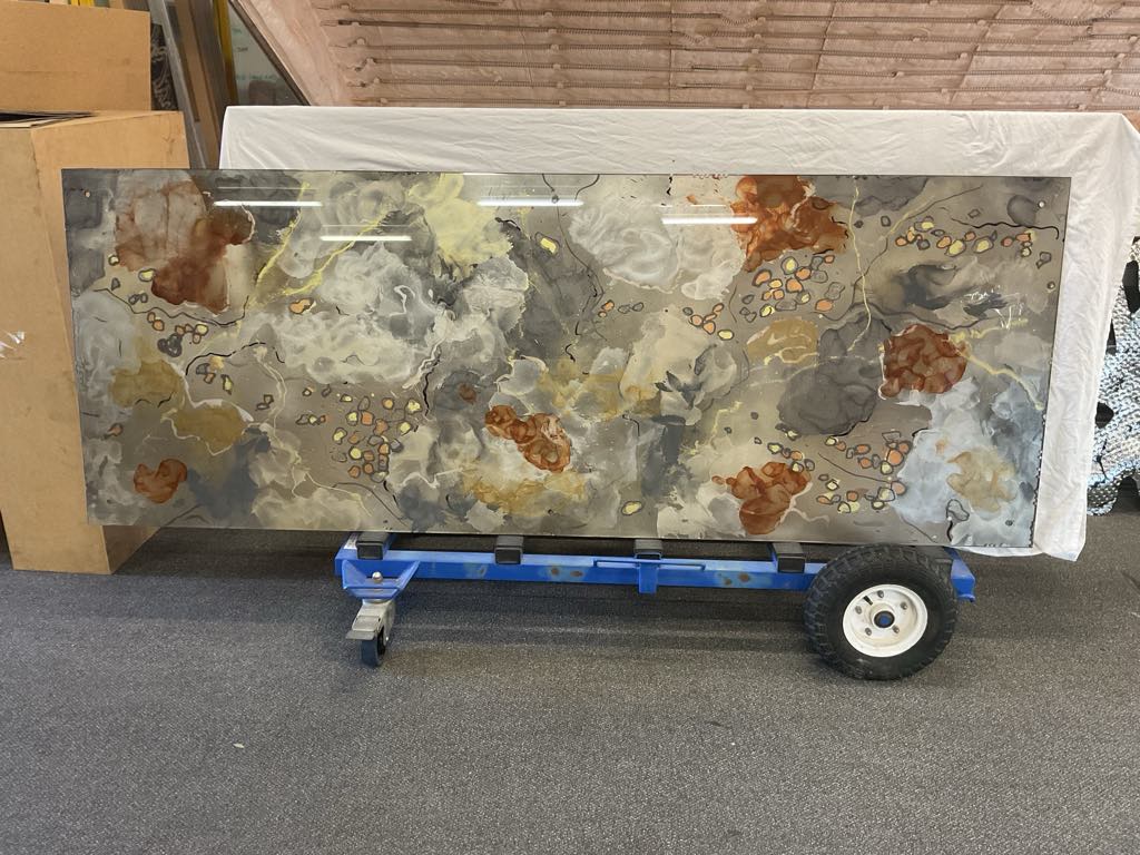 painted - Gold Coast and Brisbane Decorative Glass | Voodoo Glass