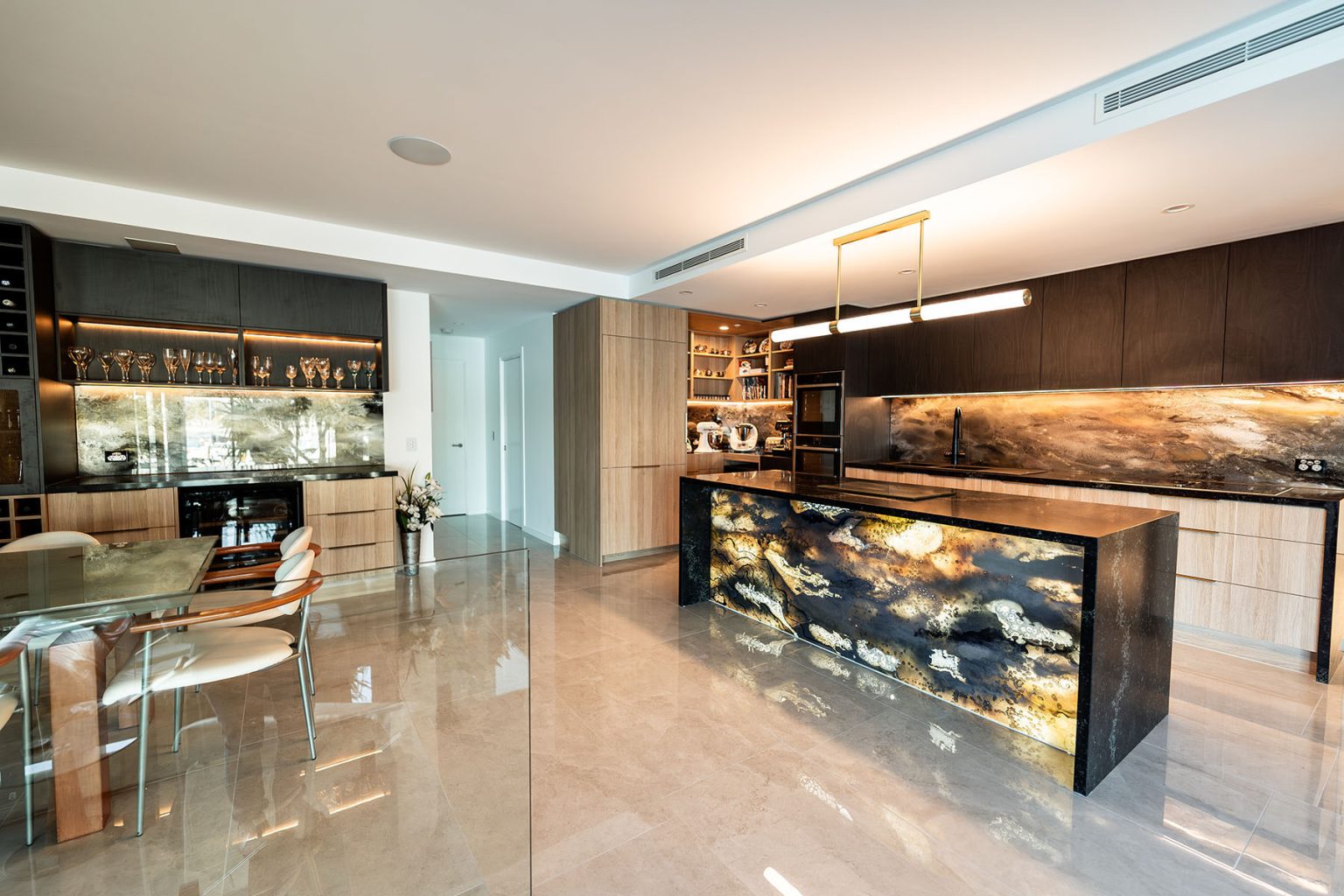 Custom Kitchen Splashbacks | Voodoo Glass Gold Coast